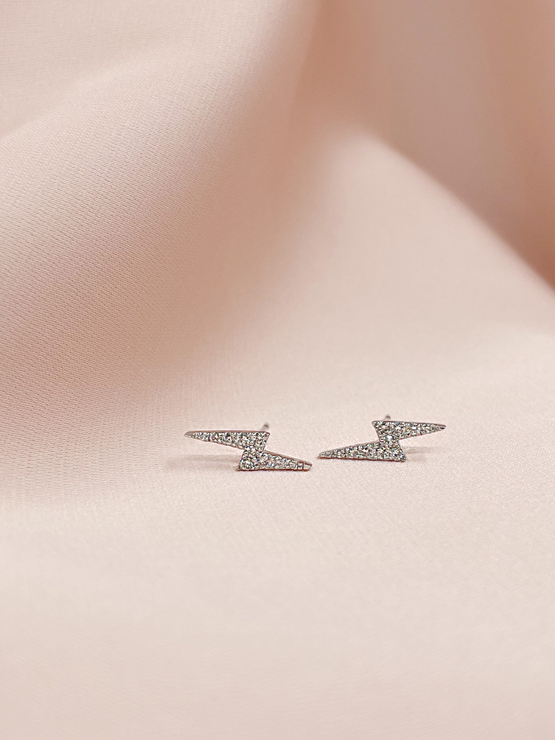"Keep Shining" Thunder Stud Earrings - Ella Rose Jewels